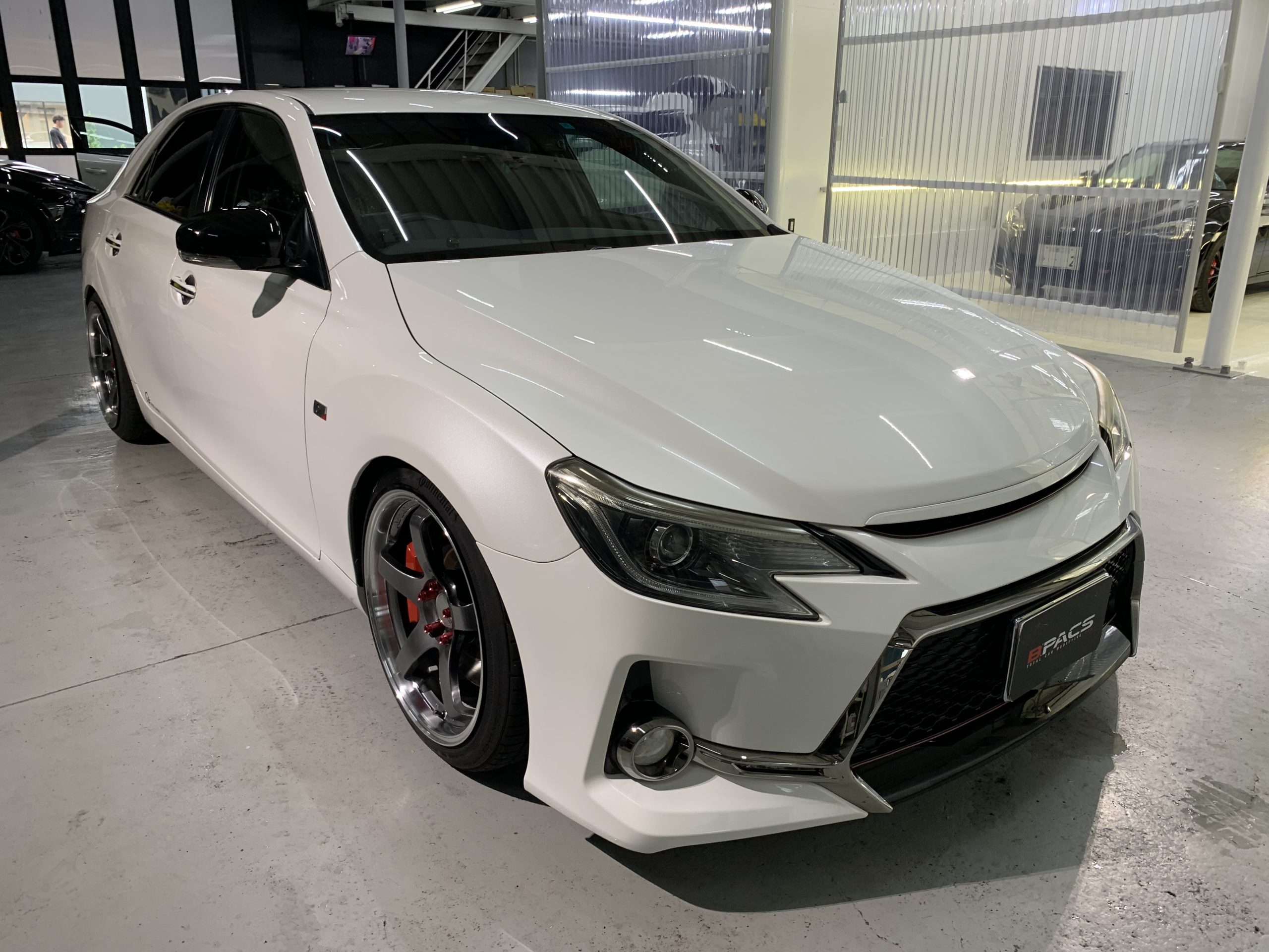 トヨタ マークX / G’ZOX リアルガラスコート class R 定期メンテナンス | B-PACS STAFF BLOG